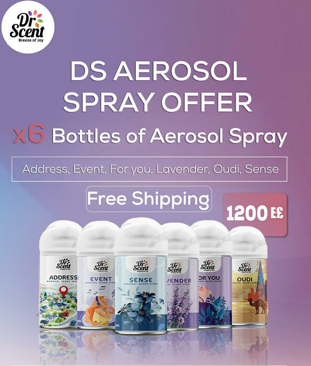 DS AEROSOL SPRAY OFFER (6 PCS) – DR SCENT EG.